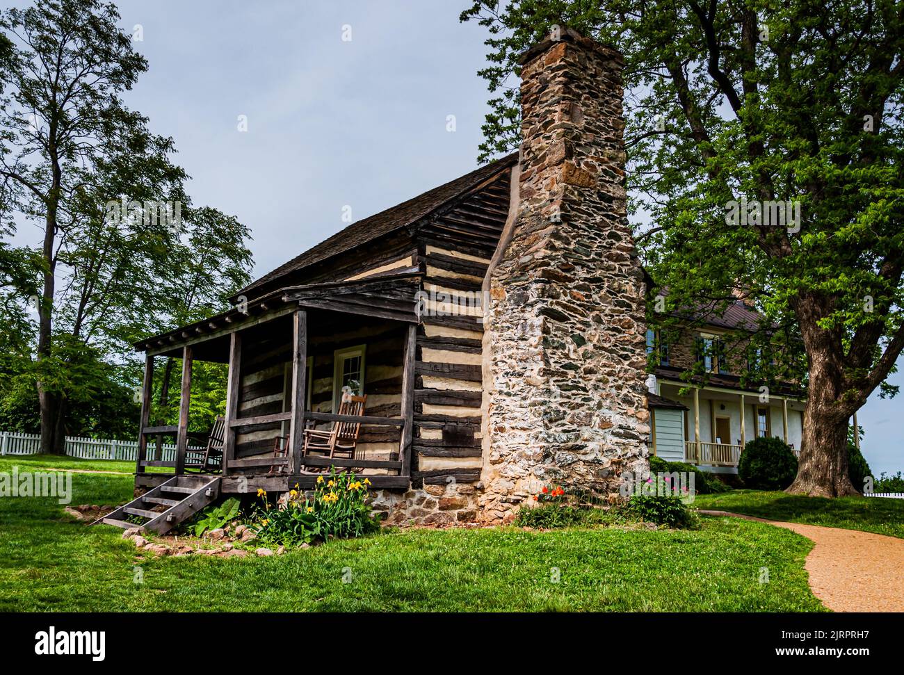 Log Cabin, Sky Meadows State Park, Virginia, USA, Delaplane, Virginia ...