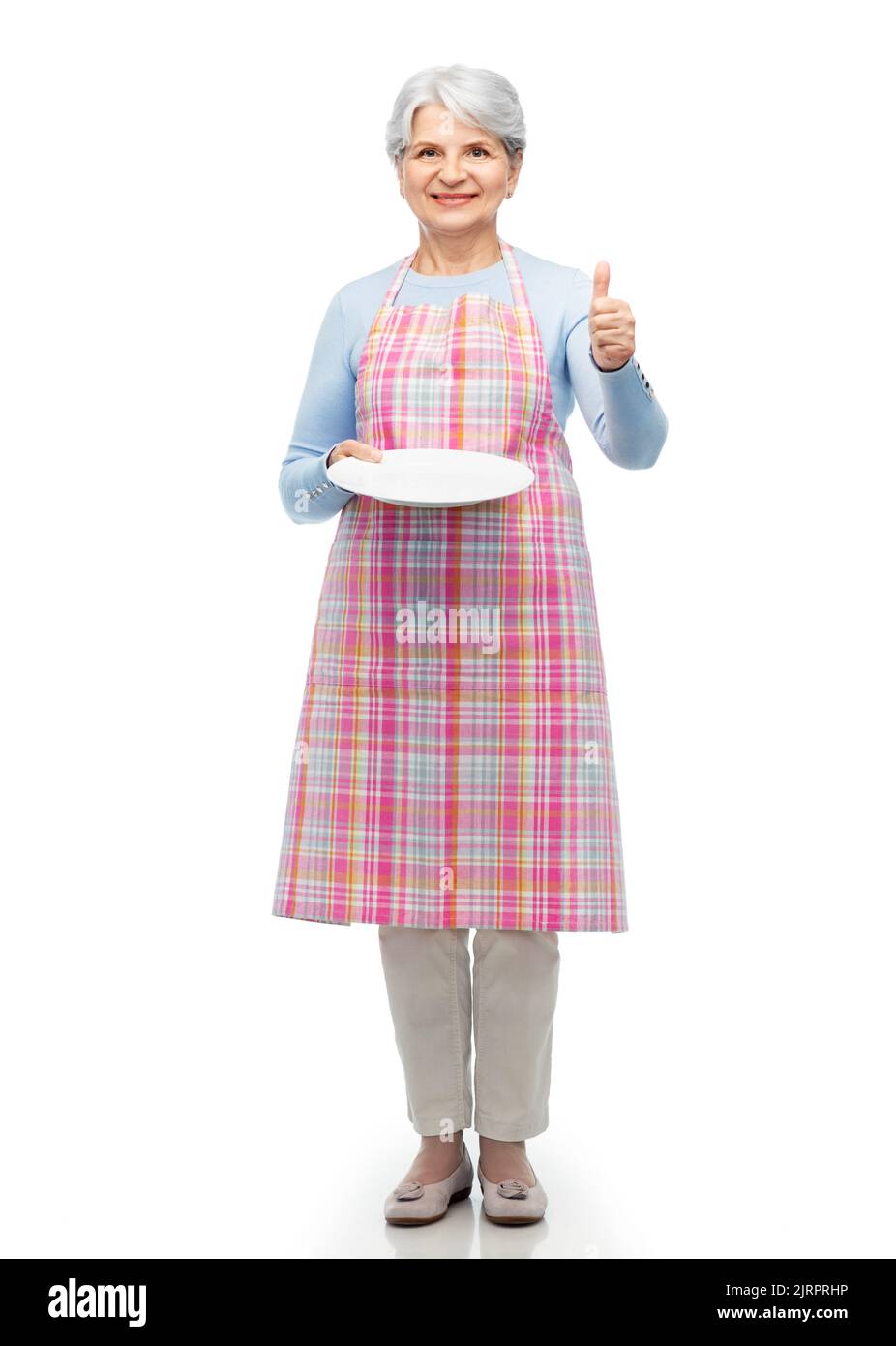 Woman empty plate full hi-res stock photography and images - Alamy
