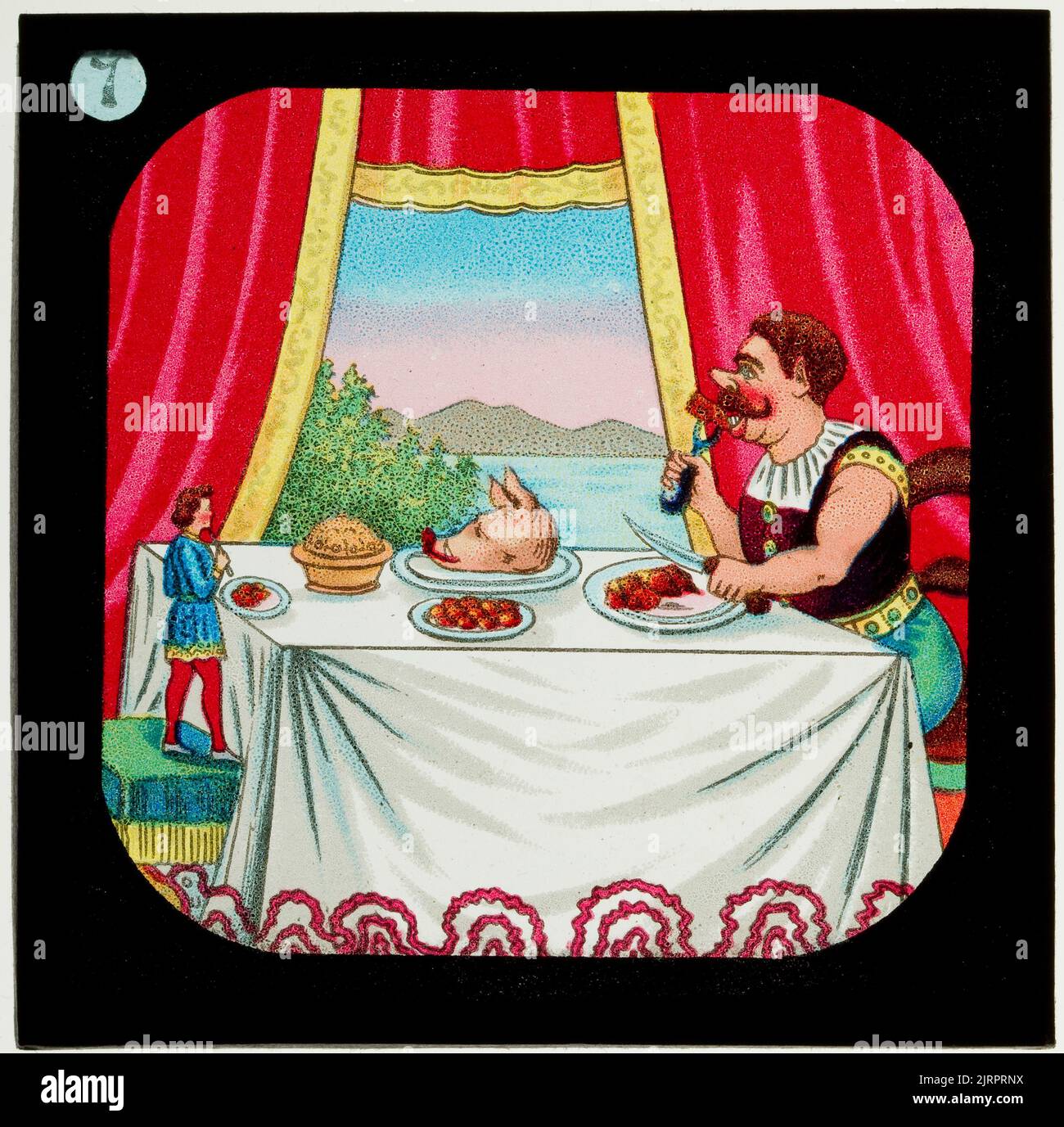 Tale of a Bearded Giant, circa 1900, maker unknown Stock Photo - Alamy