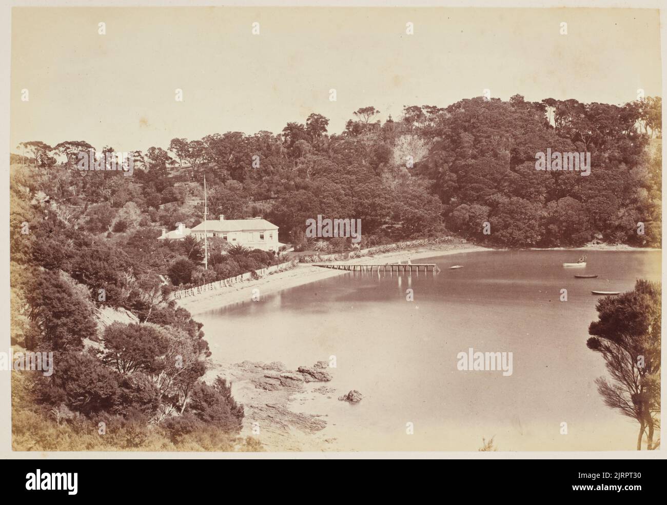 Kawau, Sir George Grey's Residence. From the album: Scenes of New ...