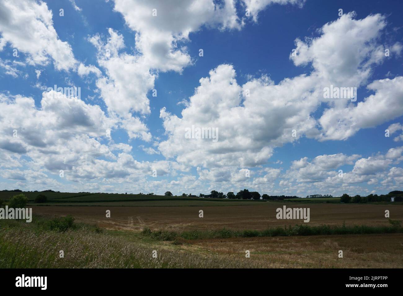 Trailway and fields off the White River State Trail in Burlington ...