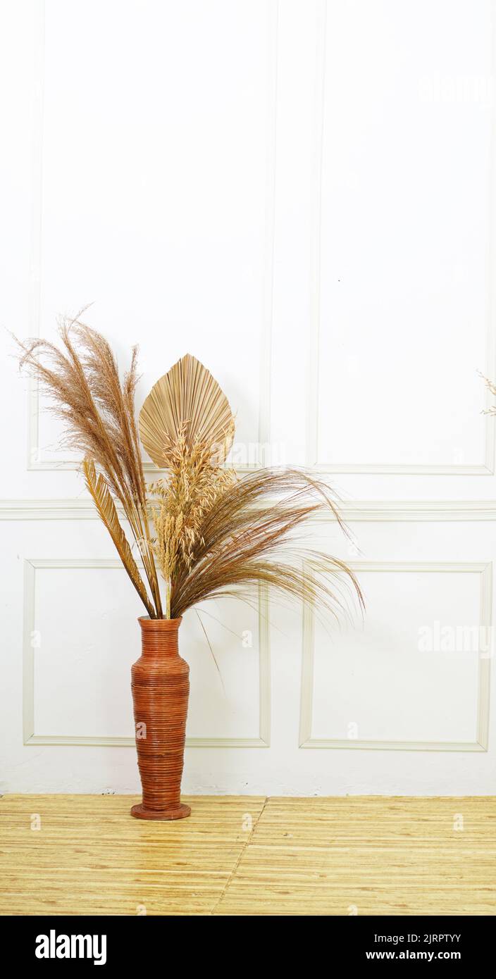 An aesthetic background with a beautiful flower pot Stock Photo - Alamy