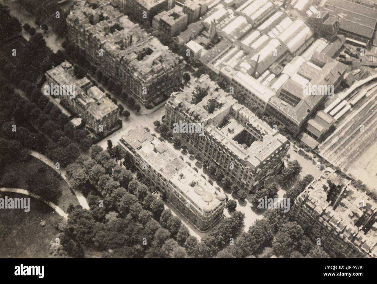Paris, France, circa 1933, Paris, by Eric Lee-Johnson Stock Photo - Alamy