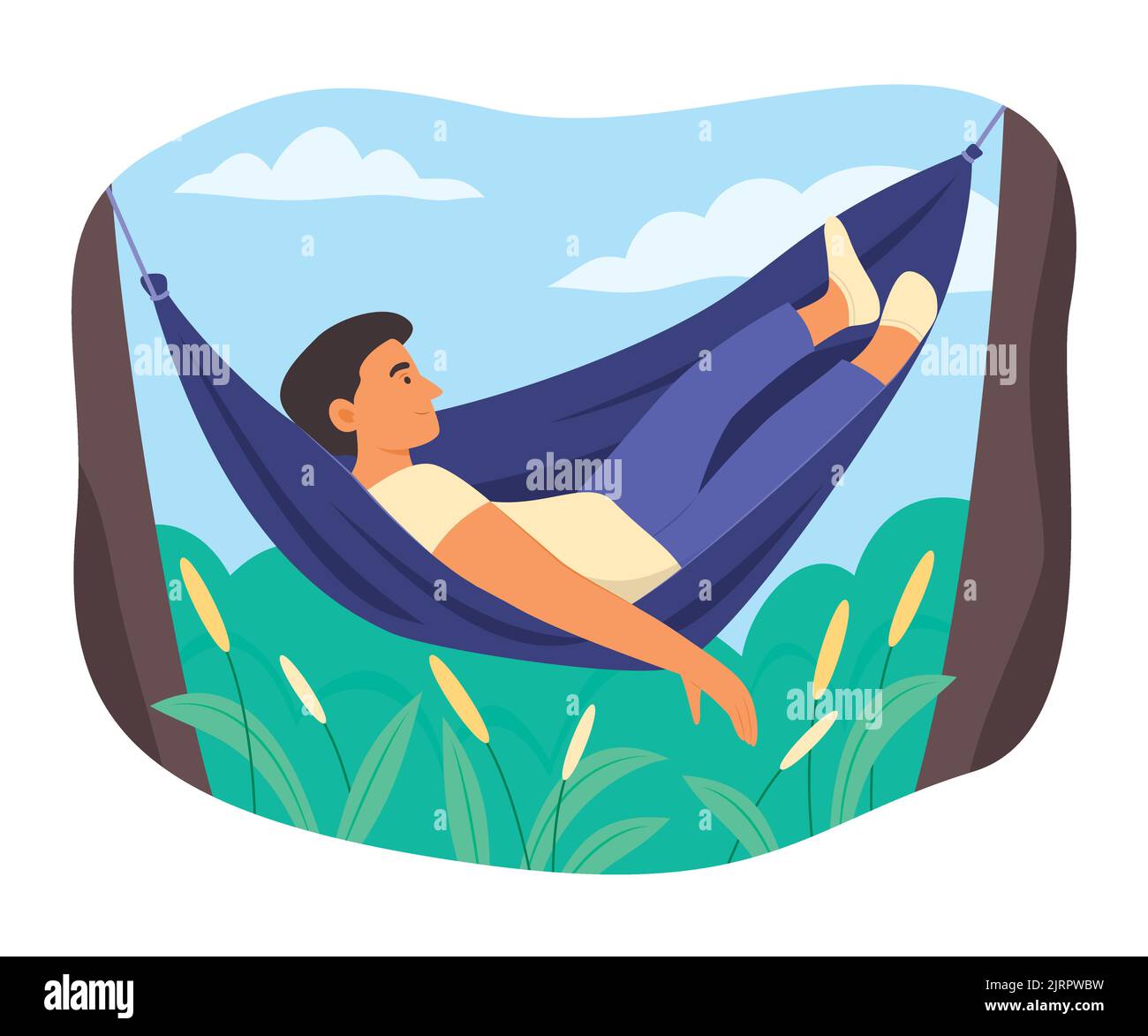 Outdoor living vector vectors hi-res stock photography and images - Alamy