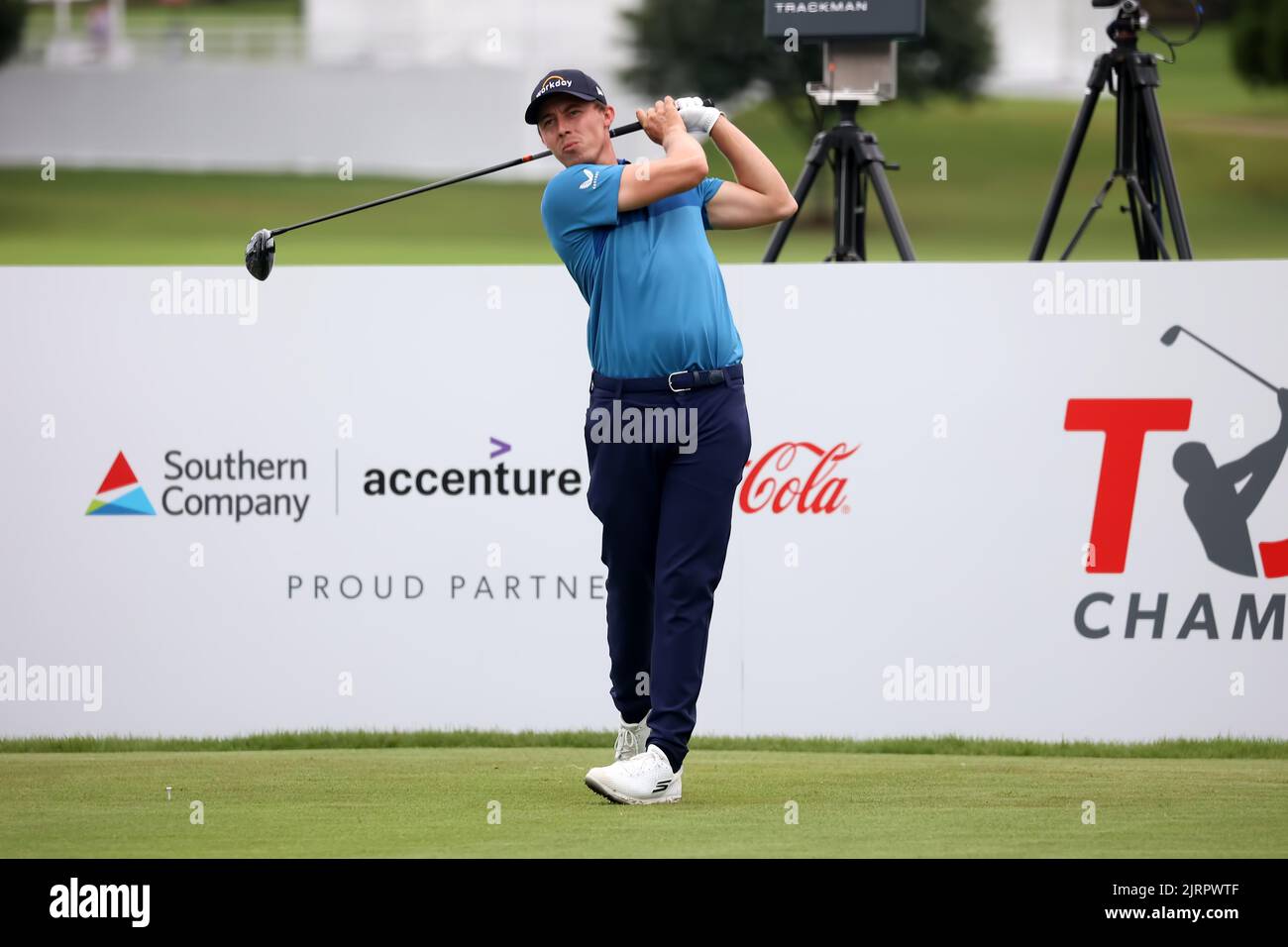 ATLANTA, GA - AUGUST 25: Matt Fitzpatrick during the first round of the ...