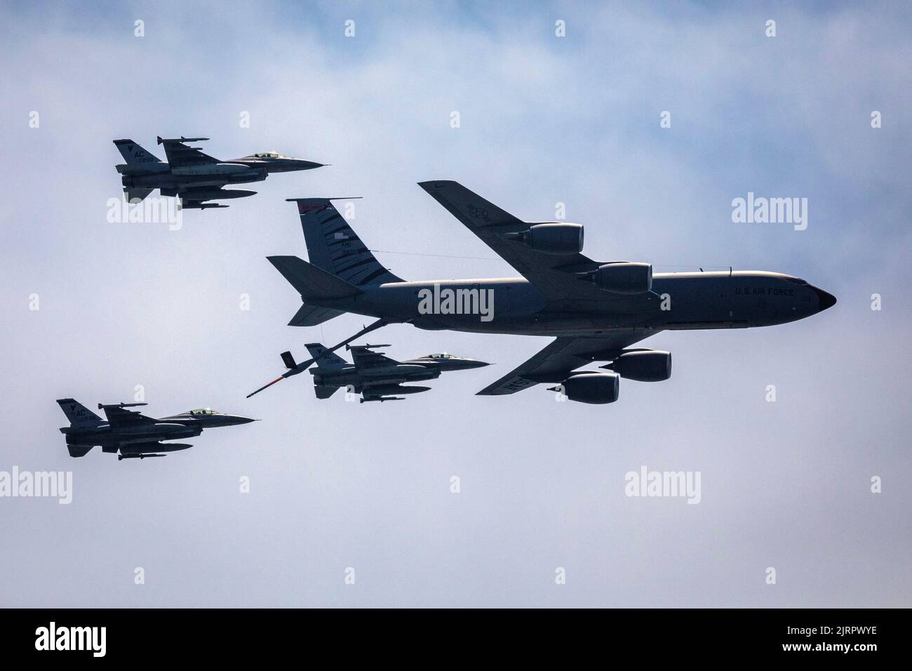 A New Jersey Air National Guard KC-135 Stratotanker with the 108th Wing ...