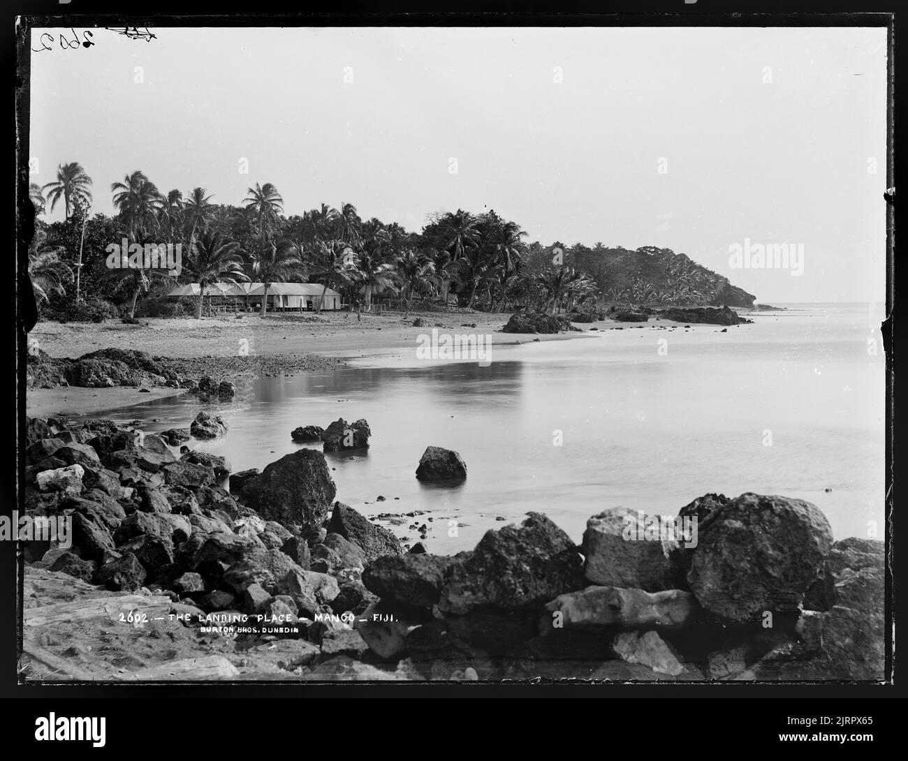 The landing place, Mango [Mago], Fiji Stock Photo - Alamy