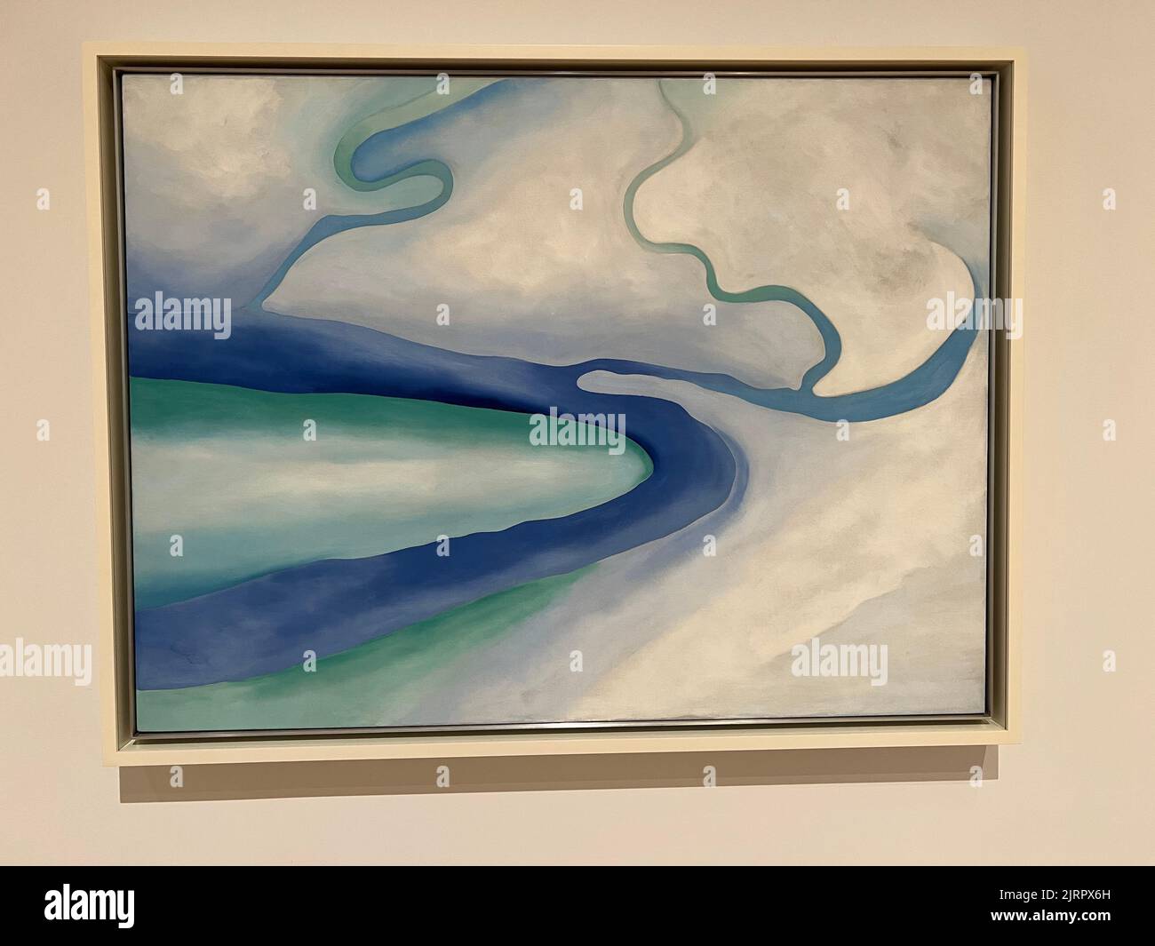 "It Was Blue and Green," 1960, Oil on linen, Georgia O'Keeffe, Whitney ...