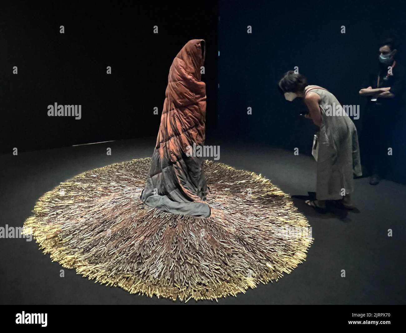 ishkode (fire), 2021 Clay and bullet casings, by rebecca Belmore ...