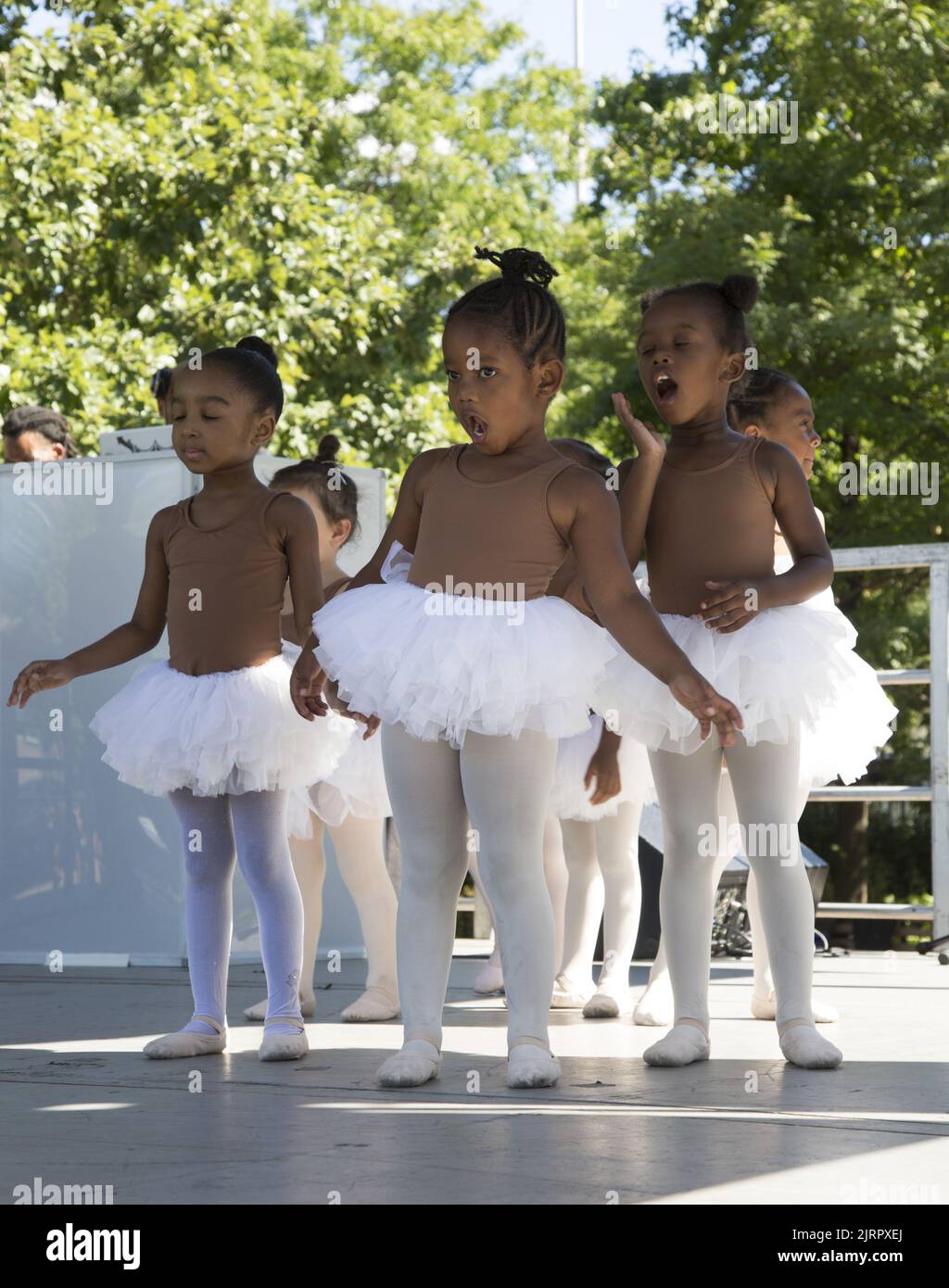 Cynthia King Dance School dancers perform at the Black VegFest festival ...