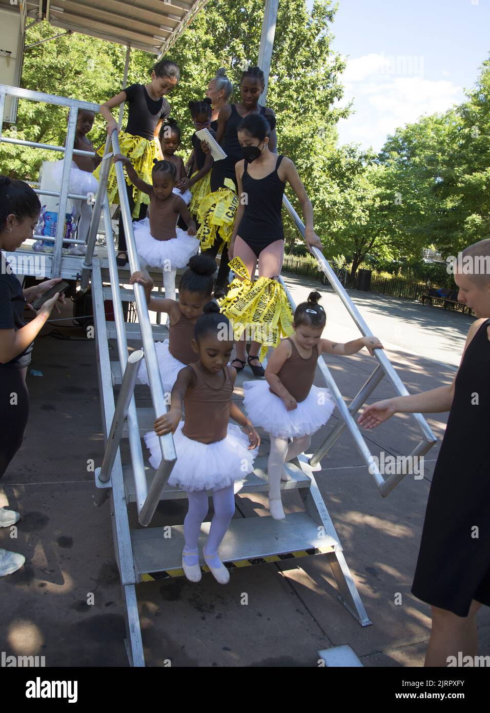 Cynthia King Dance School dancers perform at the Black VegFest festival ...
