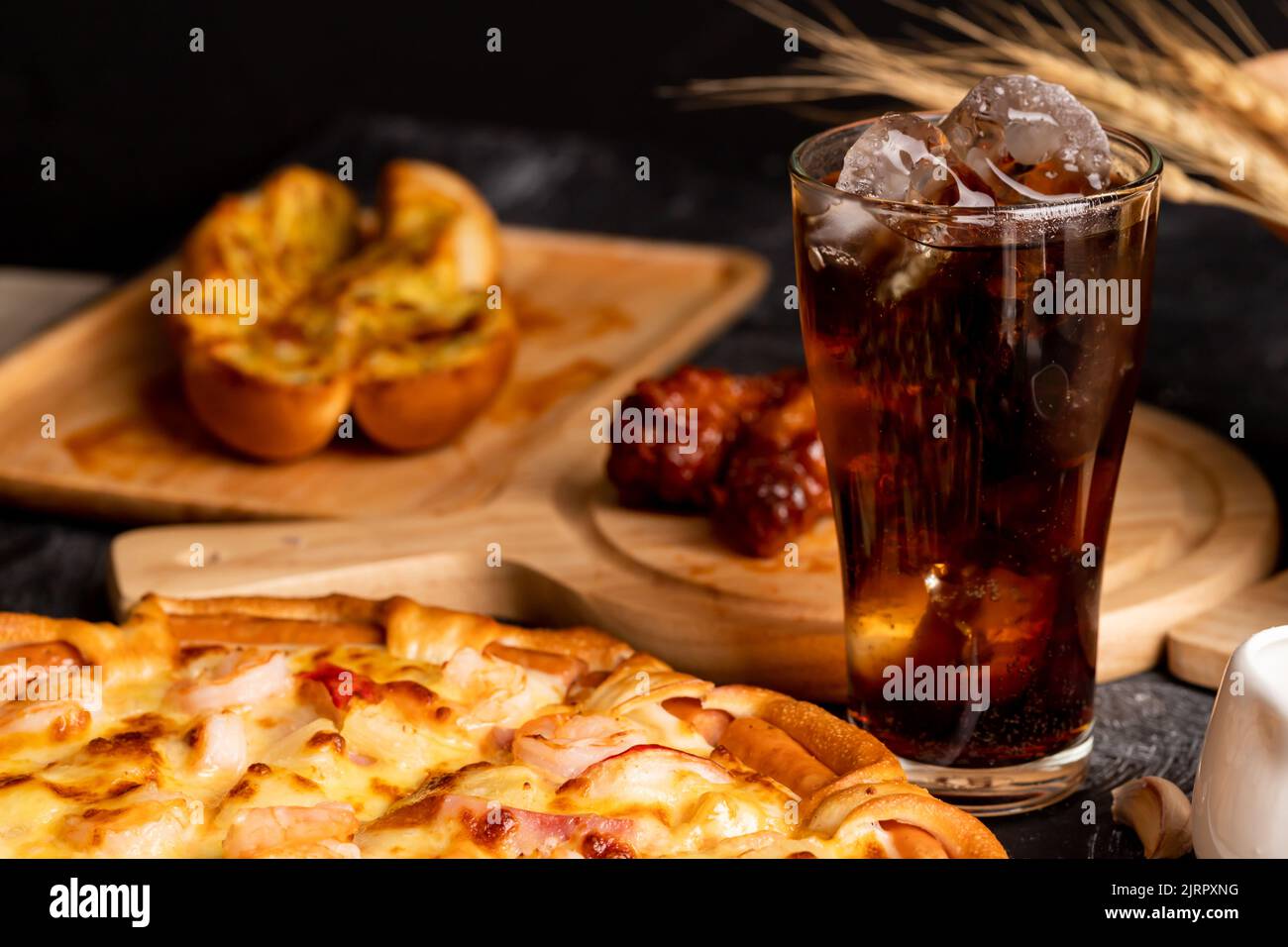 Pizza soda drink hi-res stock photography and images - Alamy