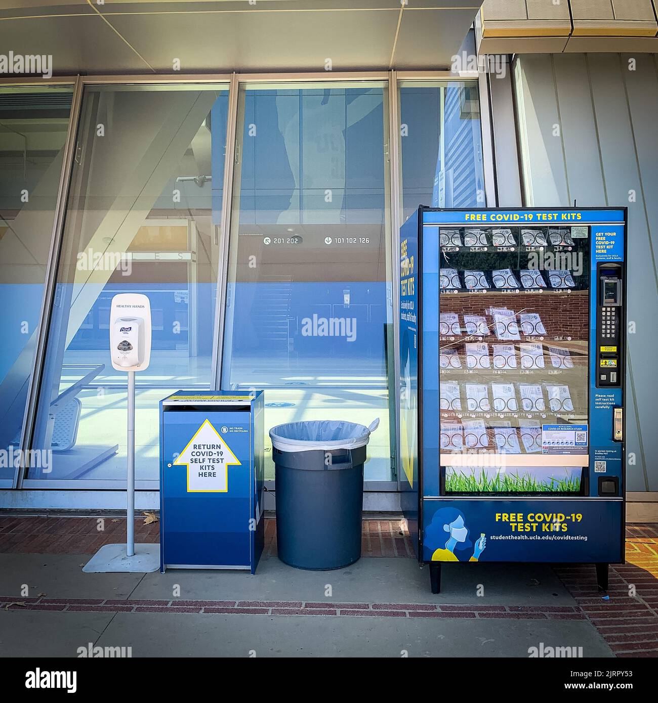 Covid self home kit vending machine Stock Photo - Alamy
