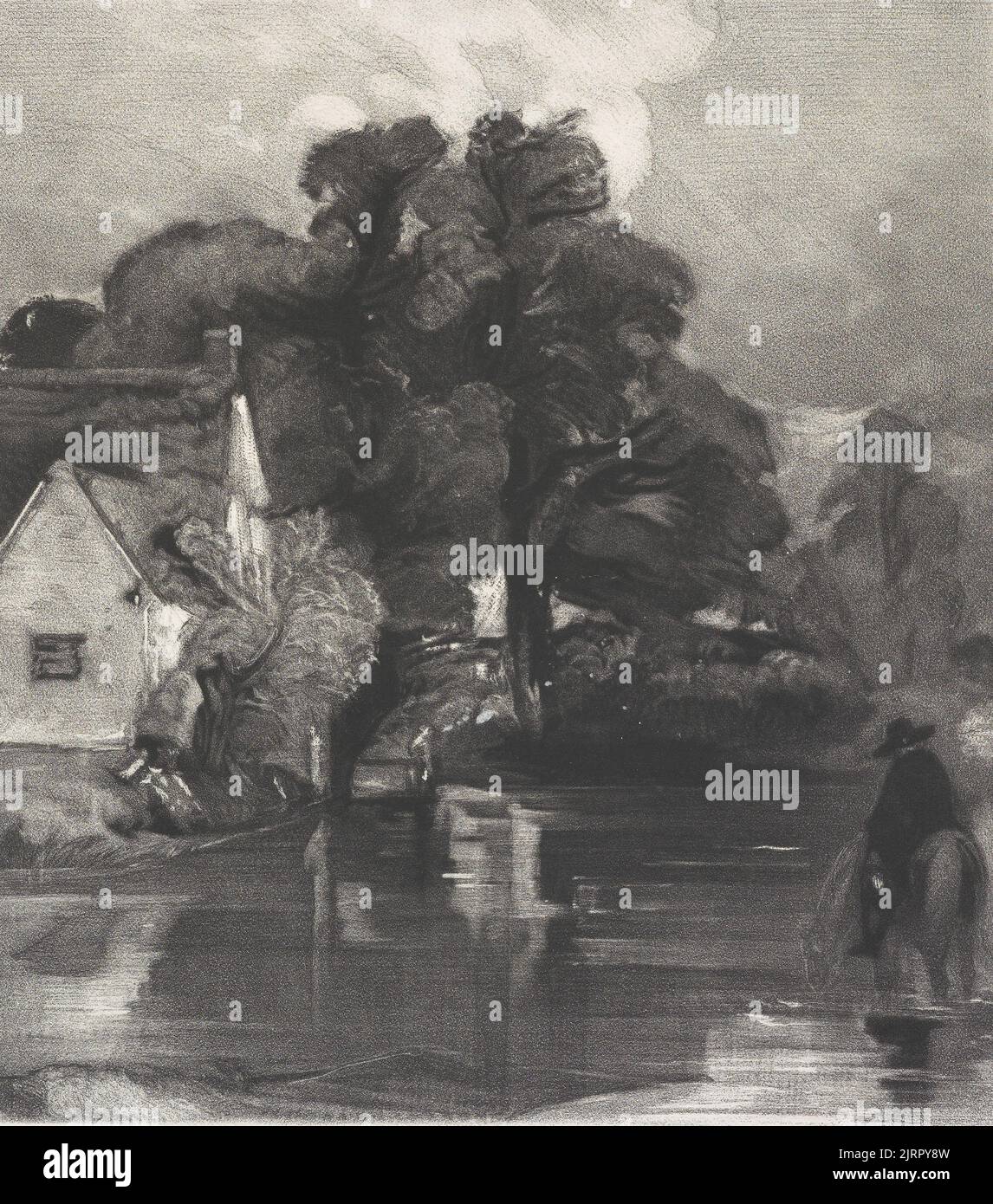 Willy Lott's house, circa 1832-1846, by David Lucas, John Constable ...