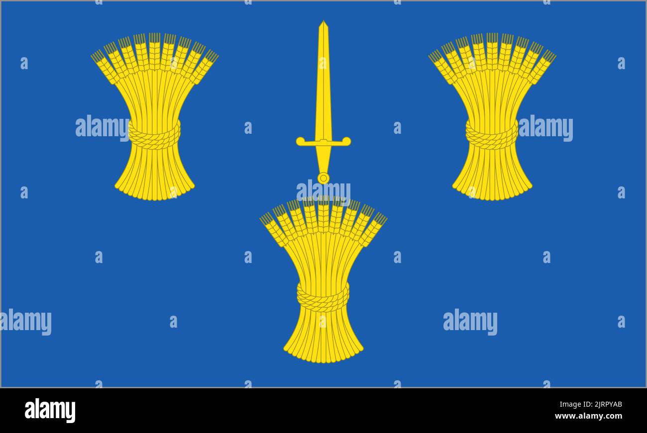 flag of Anglo Frisian peoples Cheshire people. flag representing ethnic ...
