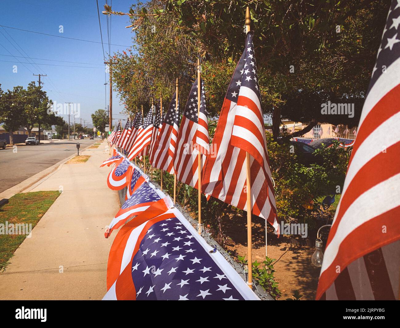 Forth of July decorations Stock Photo - Alamy