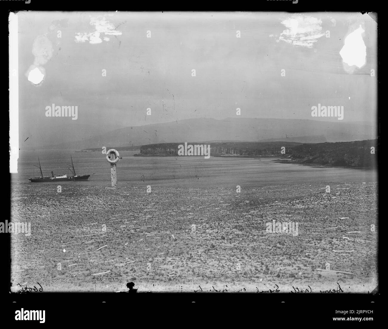 "Derry Castle" Signal. Enderby Island Stock Photo - Alamy
