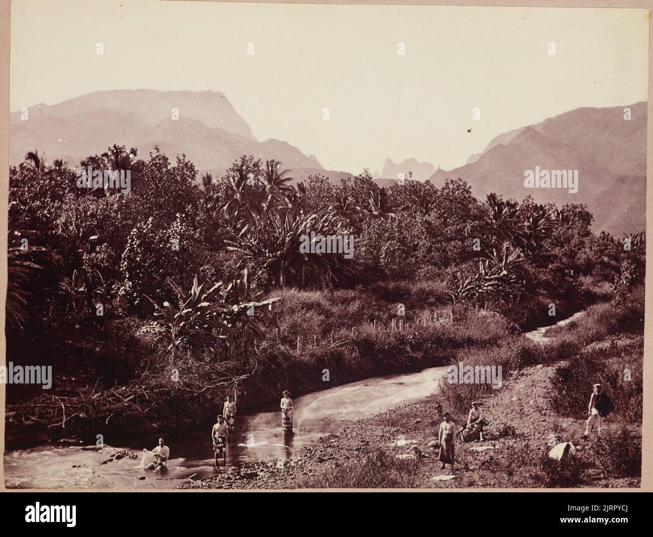 People by the water. From the album: Tahiti, Samoa and New Zealand ...