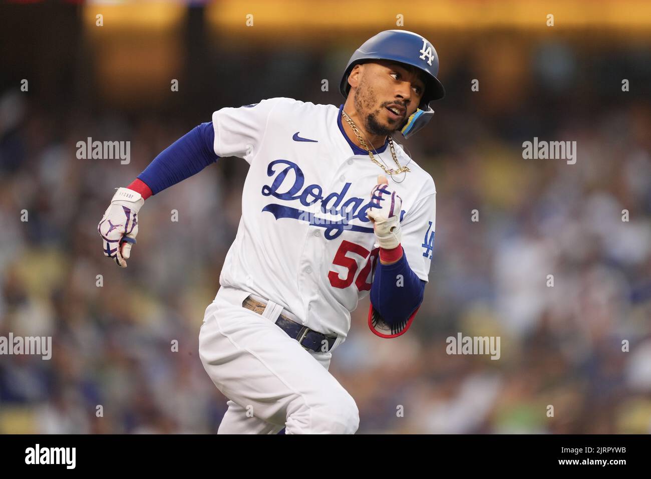 Los Angeles, United States. 23rd Aug, 2022. Los Angeles Dodgers right ...