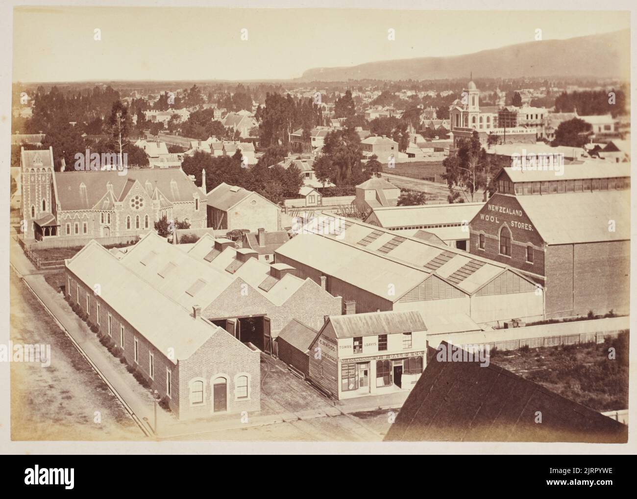 Christchurch. From the album: Scenes of New Zealand, circa 1880 ...