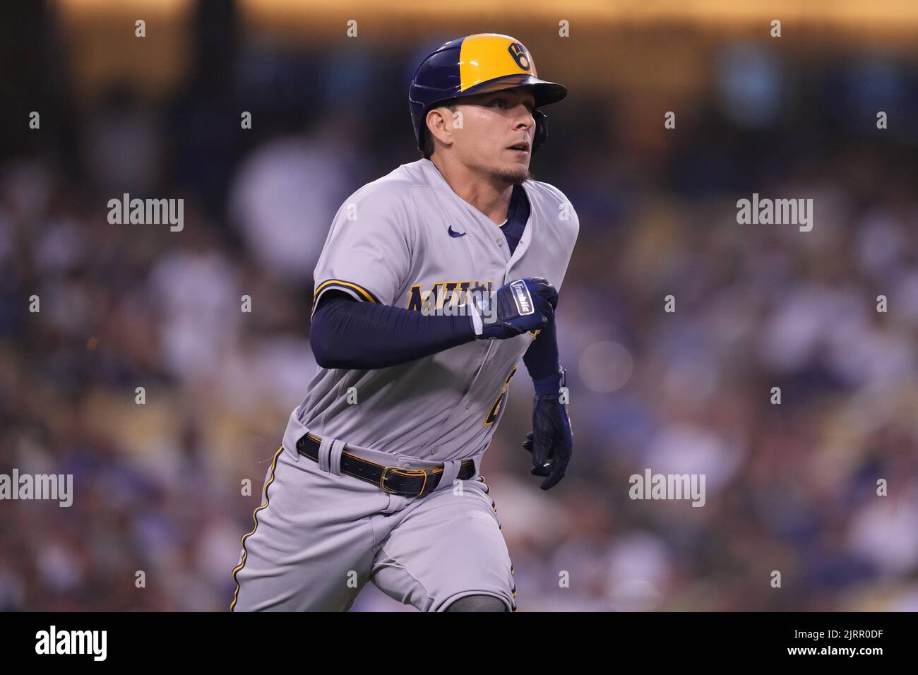 Los Angeles, United States. 23rd Aug, 2022. Milwaukee Brewers third ...