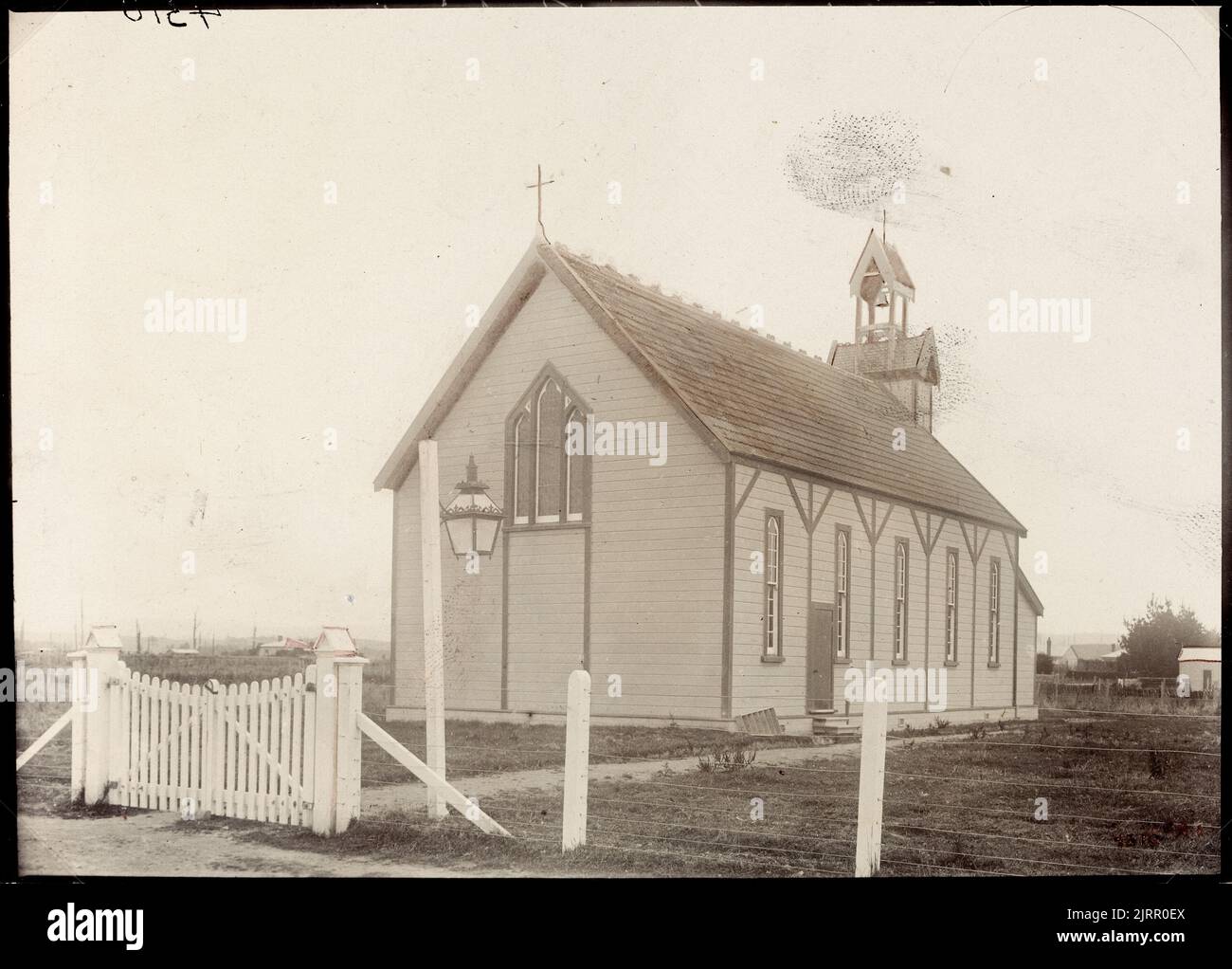 English church, Pahiatua, New Zealand, Pahiatua, by Muir & Moodie Stock ...
