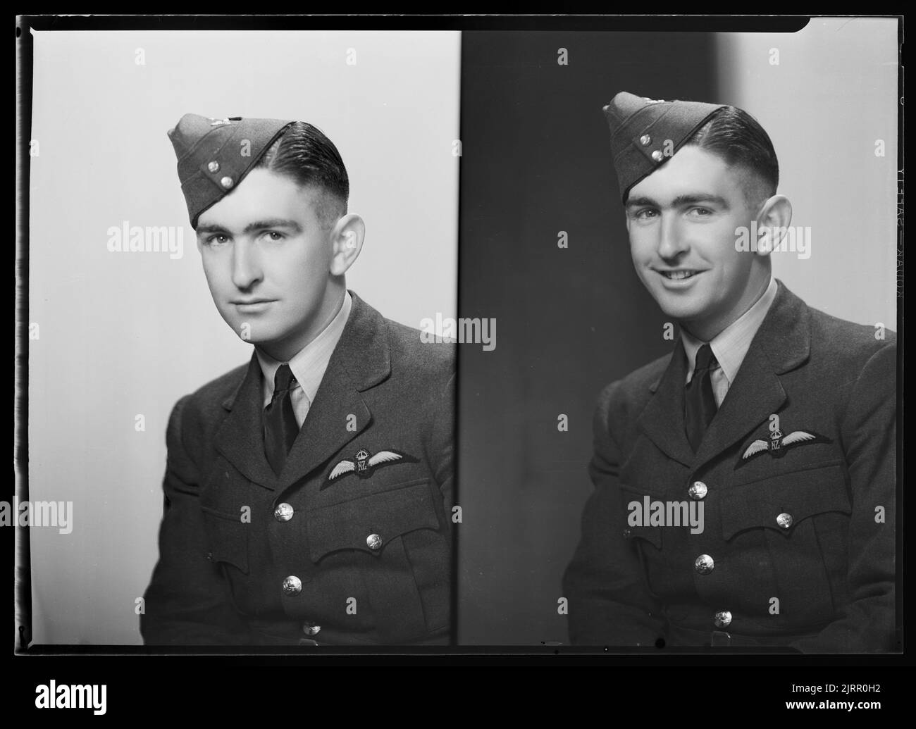 Pilot Officer Trevor H Smith Stock Photo - Alamy