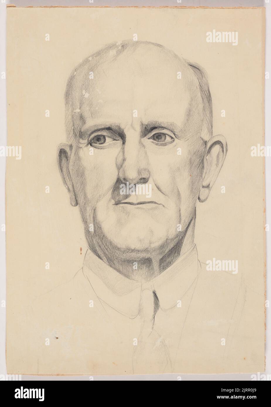 Untitled. (Man's head), circa 1926-1939, by Elizabeth Berry. Gift of Mr ...