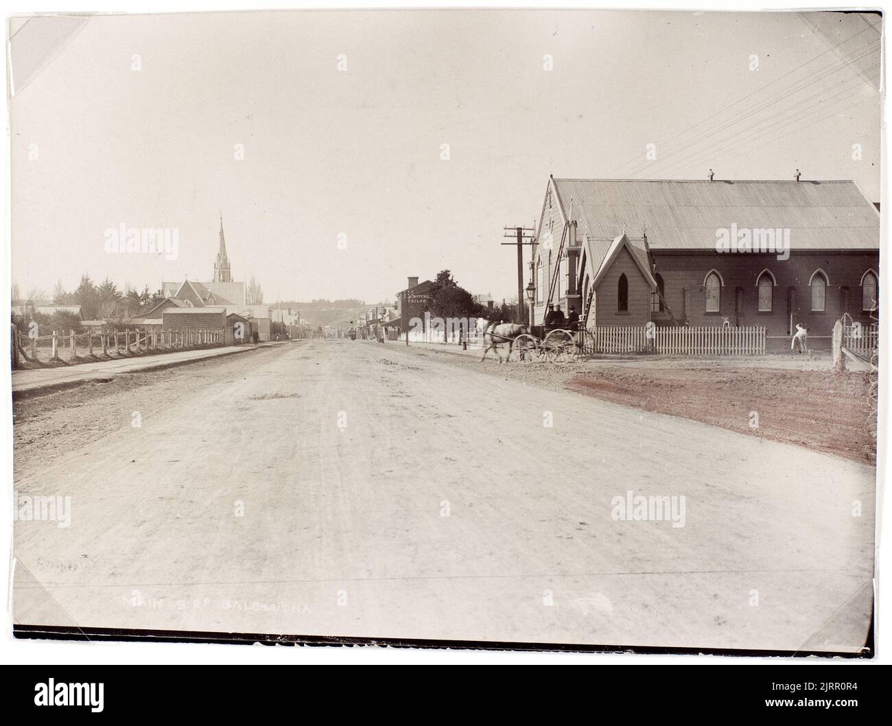 Balclutha main road Cut Out Stock Images & Pictures - Alamy