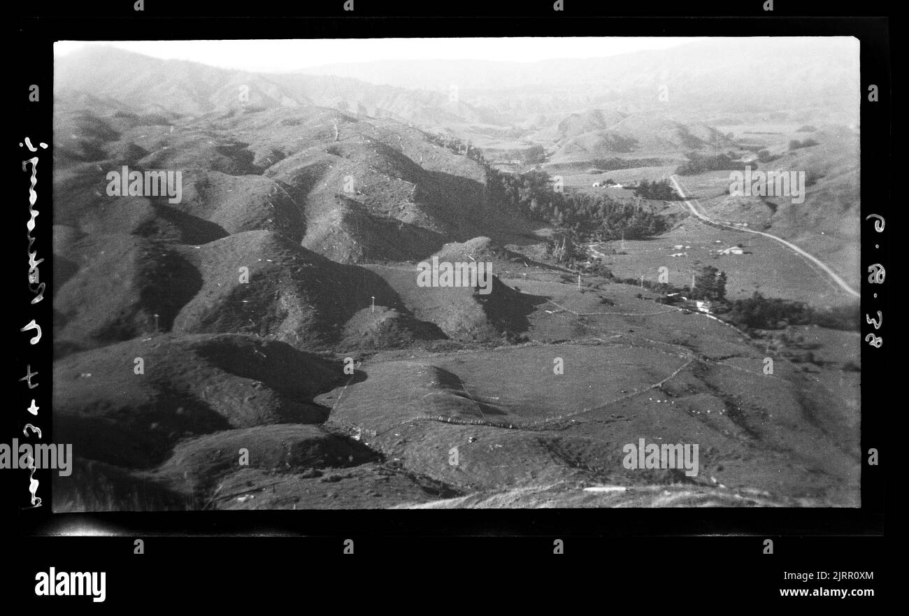 Panorama: The mjor part of the remarkable Rikiorangi tectonic basin, 06 ...