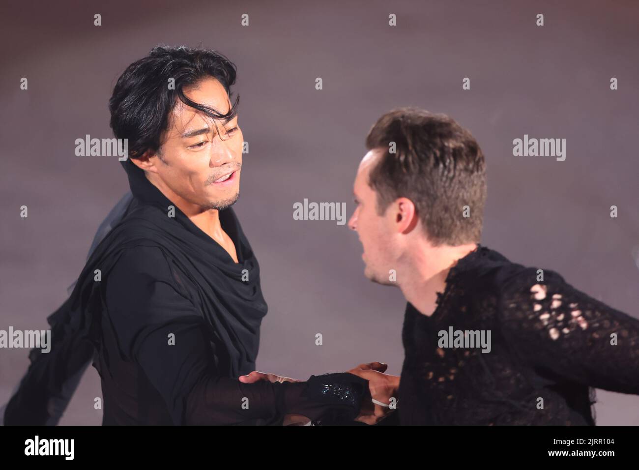 Shinyokohama Skate Center, Kanagawa, Japan. 25th Aug, 2022. (L-R ...