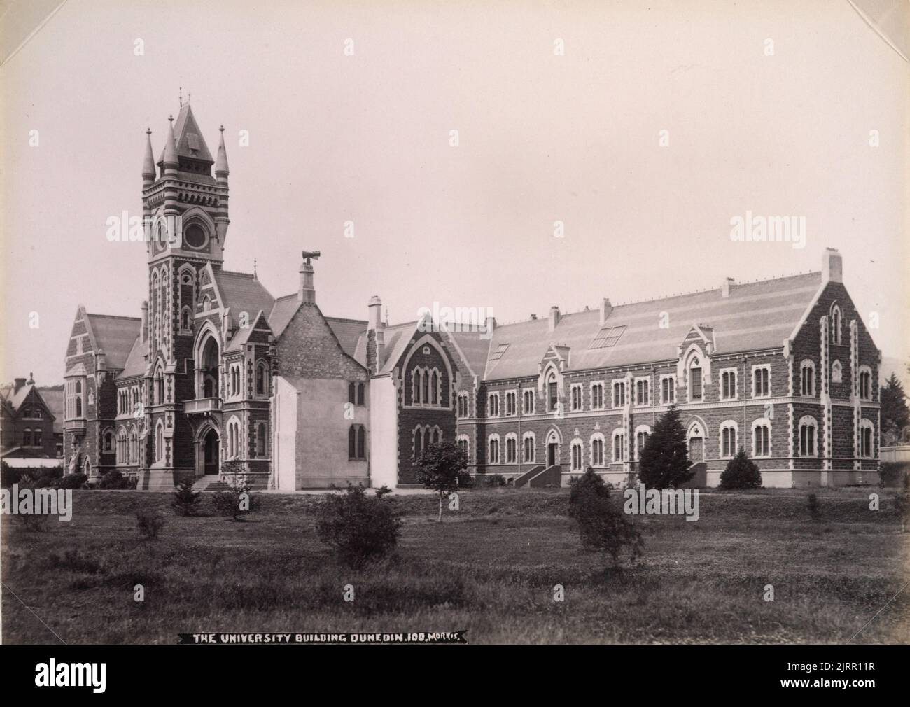 The University Building, Dunedin, circa 1880, Dunedin, by John Morris ...