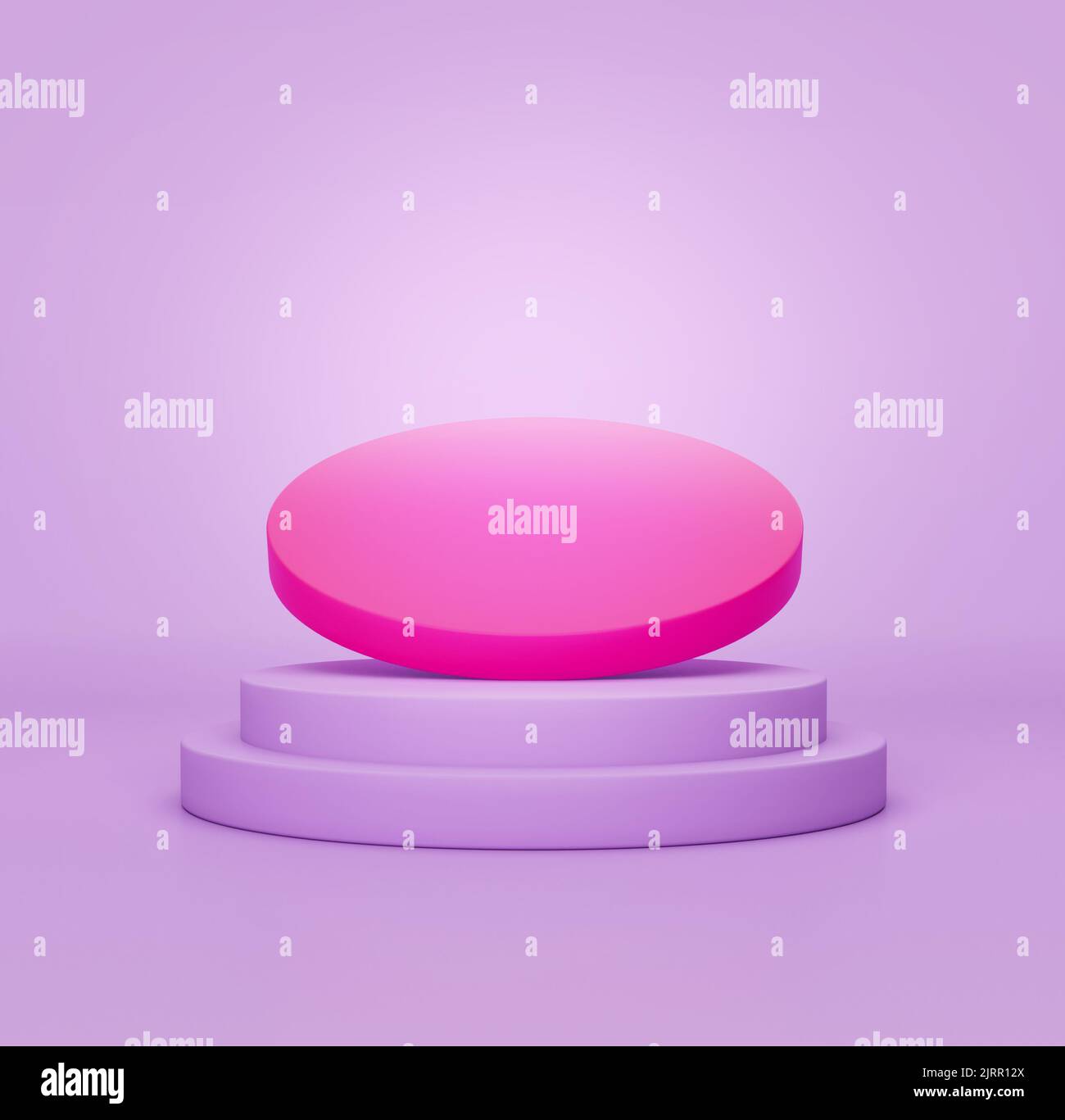 A Pink and Purple circle stage podium background composition of 3D ...
