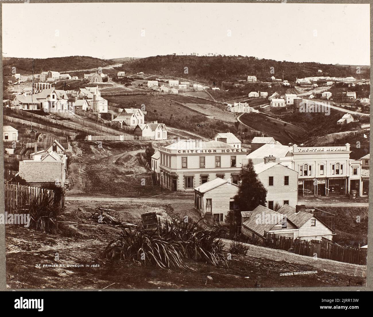Dunedin in 1862 from the album hi-res stock photography and images - Alamy