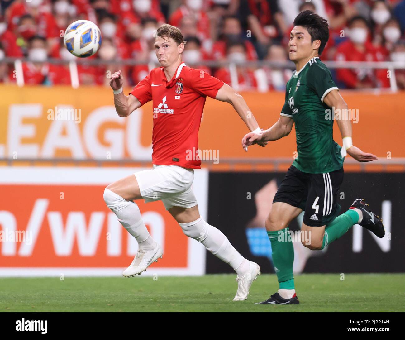Saitama, Japan. 25th Aug, 2022. Japan's Urawa Red Diamonds Kasper ...