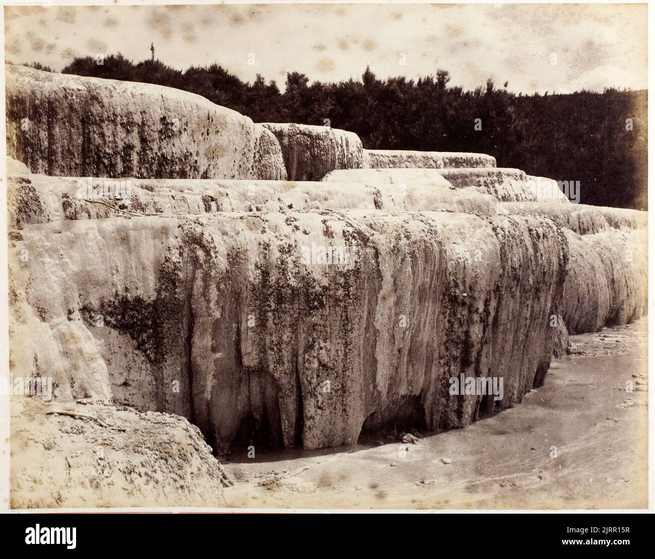 Pink Terrace, 1880s, Dunedin, by Burton Brothers Stock Photo - Alamy