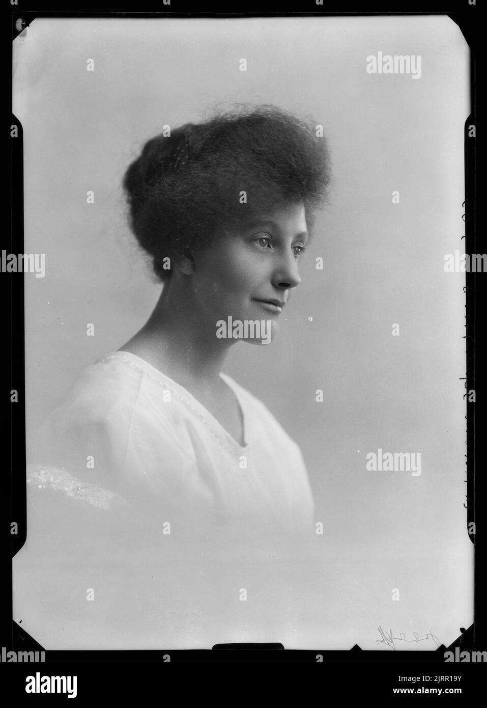 Profile Portrait of an Unidentified Woman, circa 1928, maker unknown. F ...