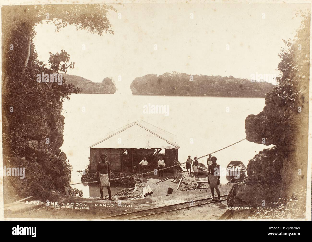 The Lagoon, Mango [Mago], Fiji. From the album: Views of New Zealand ...