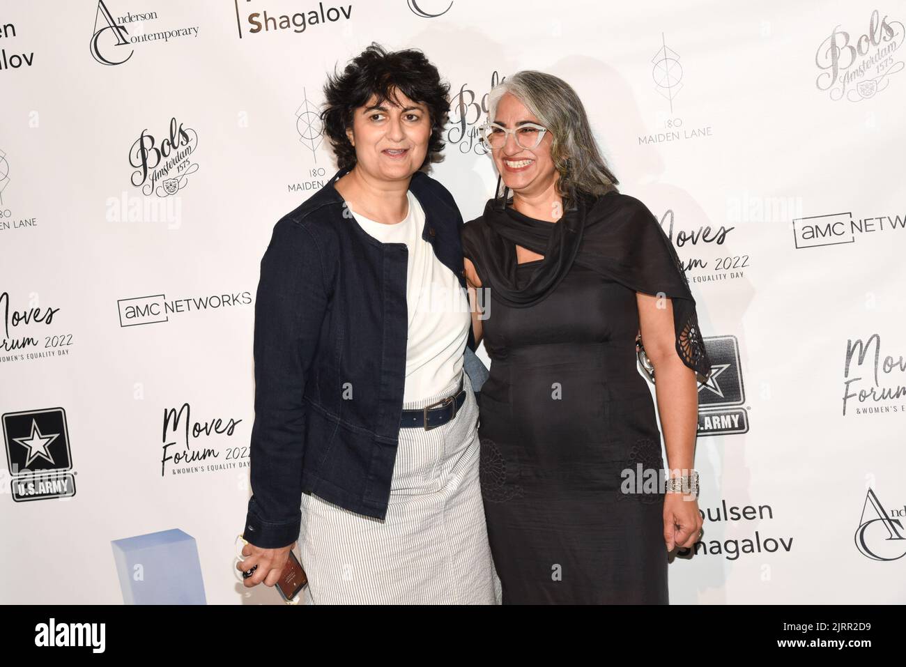 New York, USA. 25th Aug, 2022. Moonah Ellison and Seema Lisa attend the ...