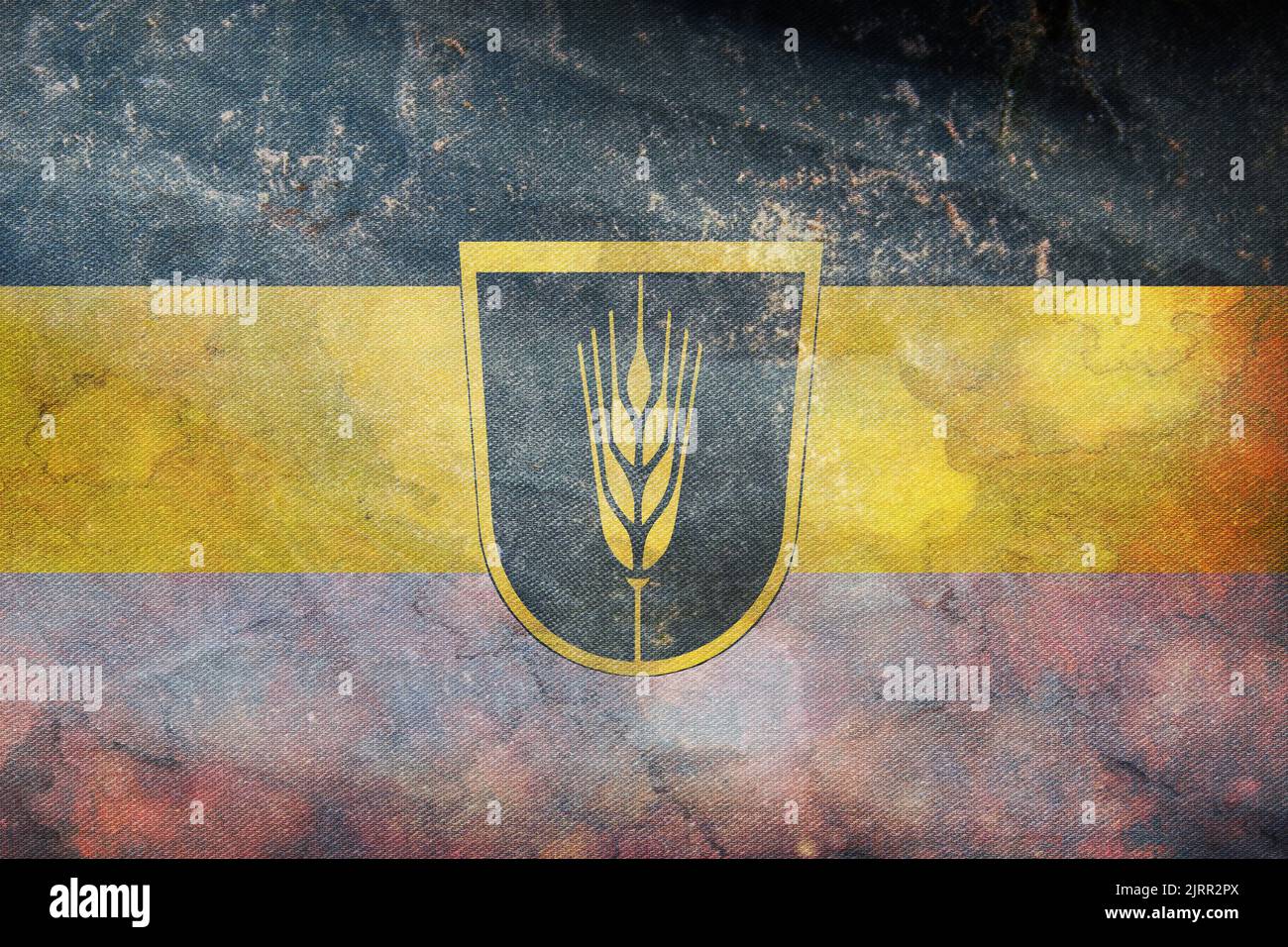 Retro Flag Of German Peoples Volga Germans With Grunge Texture Flag retro-flag-of-german-peoples-volga-germans-with-grunge-texture-flag