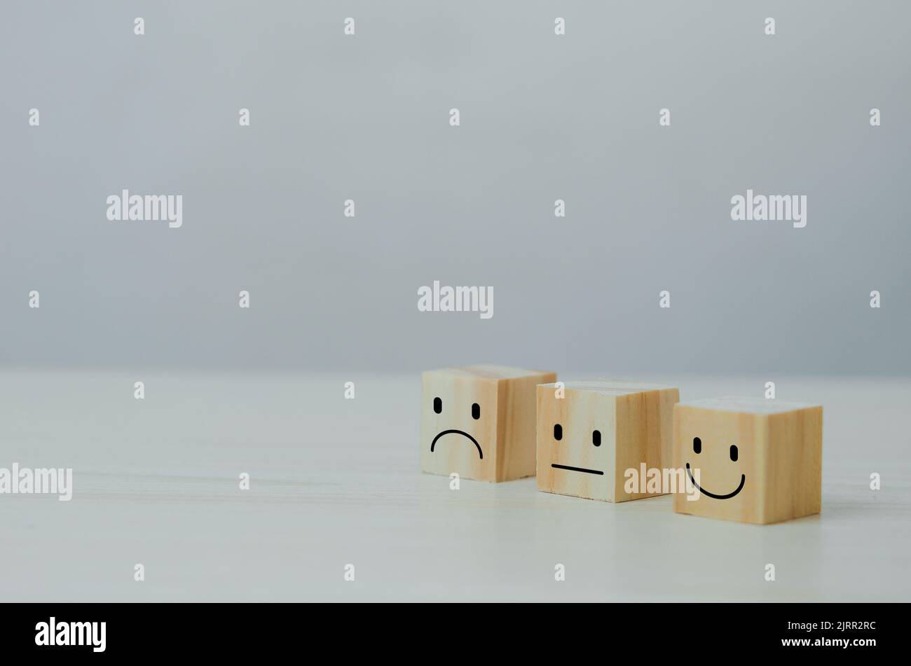 Customer service and Satisfaction concept happy Smiley face icon ...