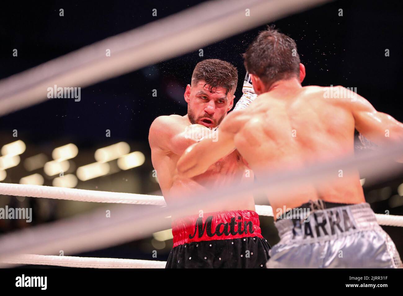 WBC Welter Weight Silver Interim Florian Marku vs Miguel Parra Stock ...