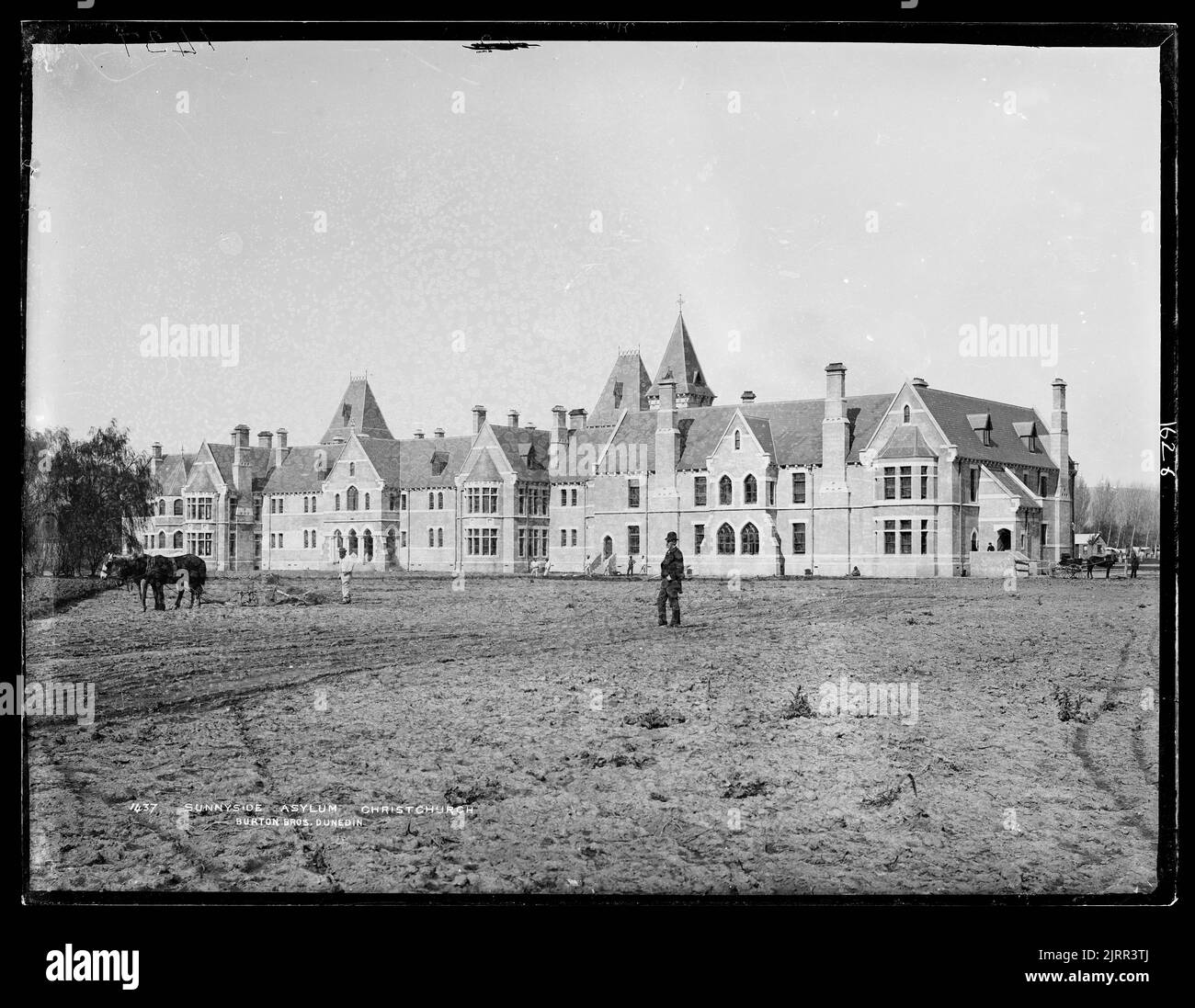 Asylum facility Black and White Stock Photos & Images - Alamy