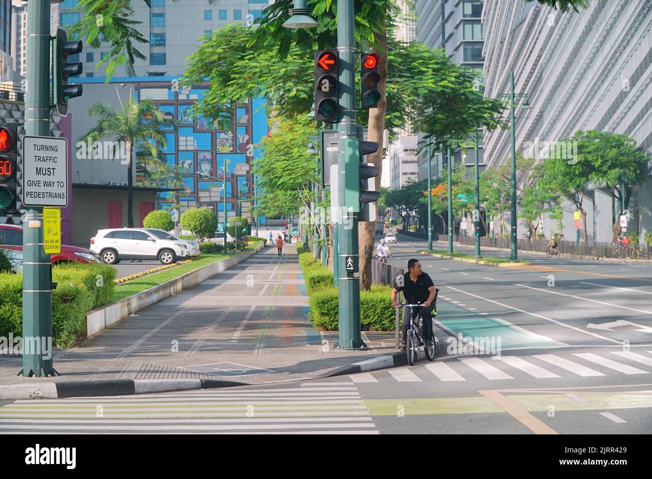 Morning biker hi-res stock photography and images - Alamy