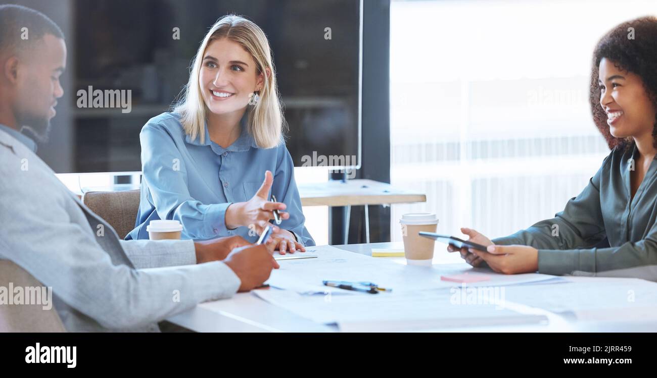 Teamwork, planning and communication with a team in collaboration on ...