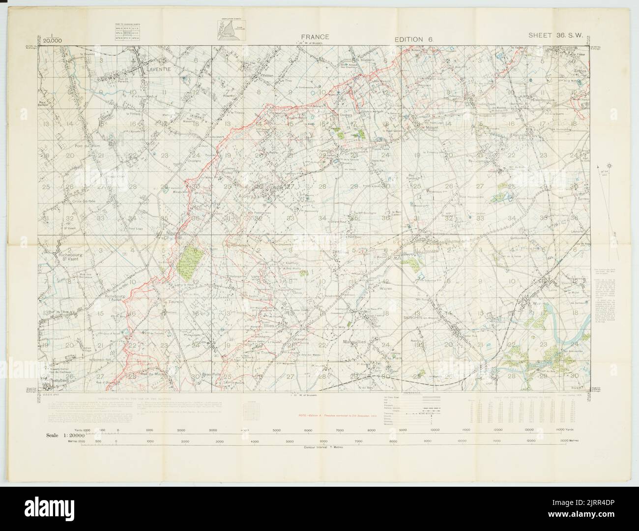 Ordnance survey map france hi-res stock photography and images - Alamy