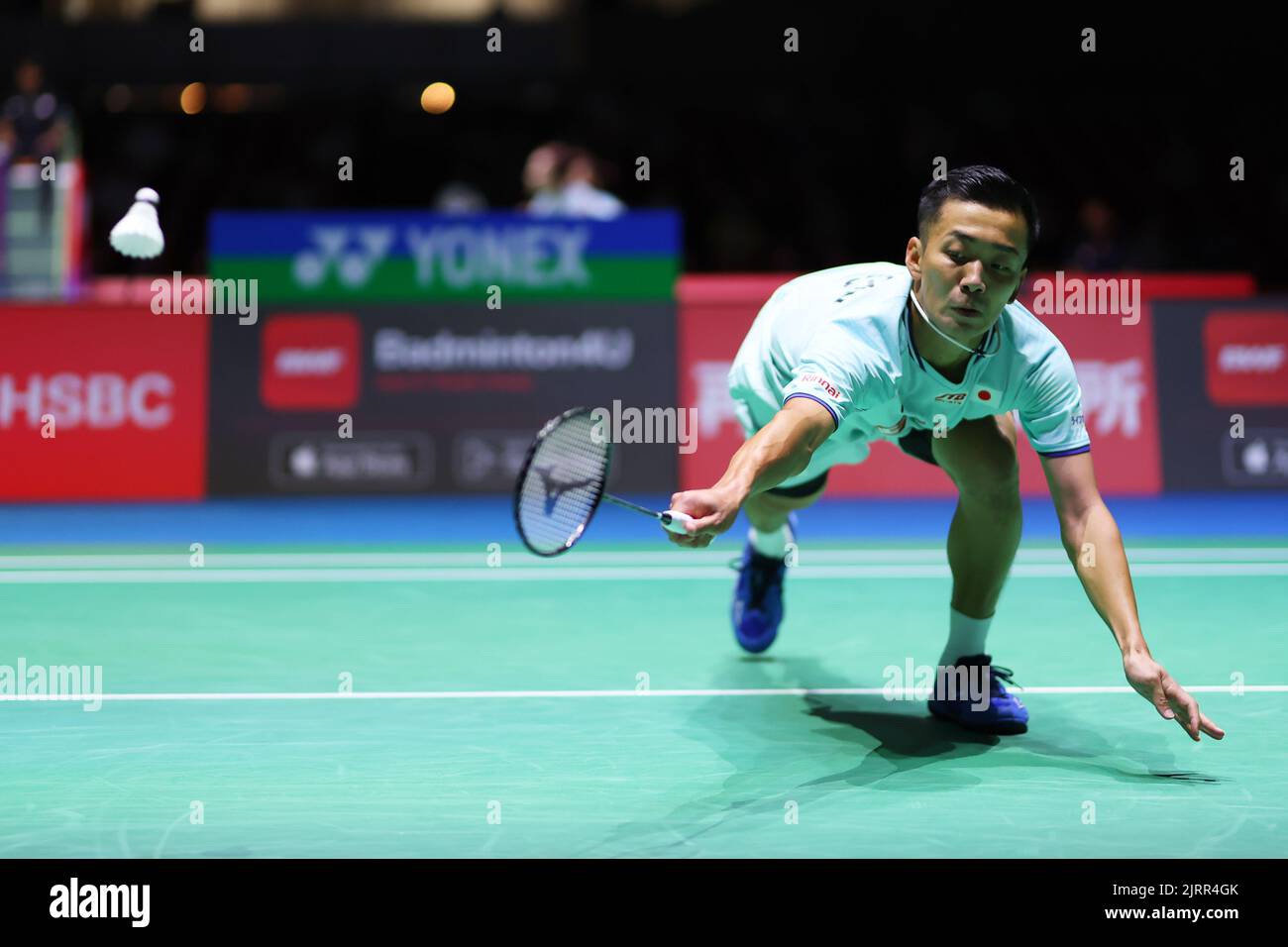 Tokyo, Japan. 25th Aug, 2022. Kenta Nishimoto (JPN) Badminton : TotalEnergies BWF World ...