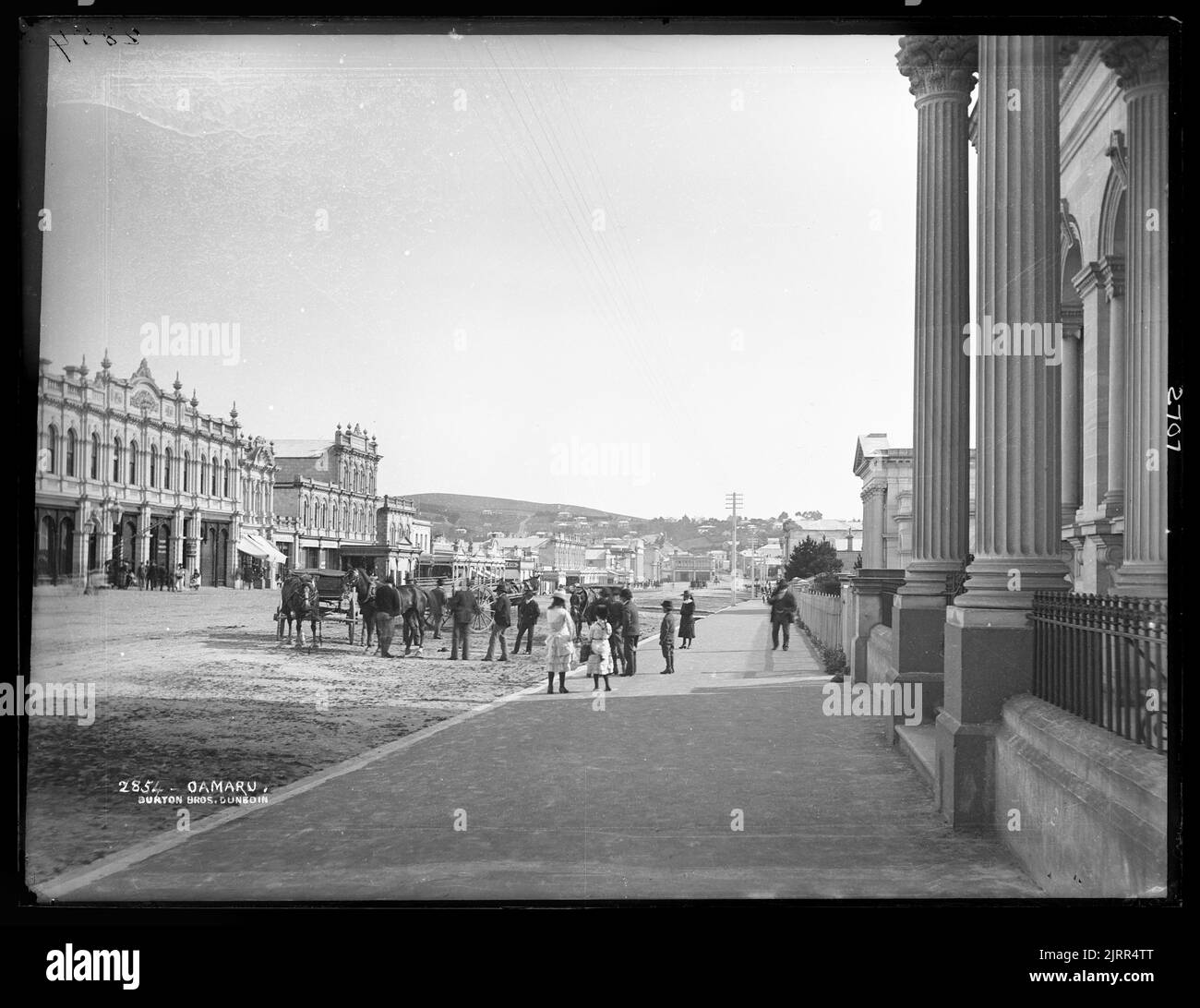 Oamaru, 1880s, Dunedin, by Burton Brothers Stock Photo - Alamy