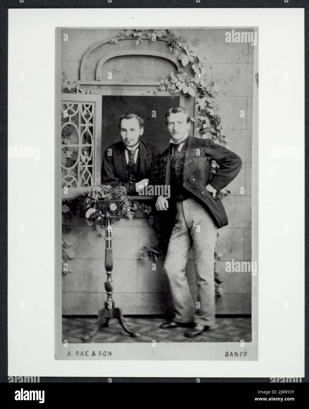 William Leslie Morison [right] and John Morison at Banff, by Alexander ...