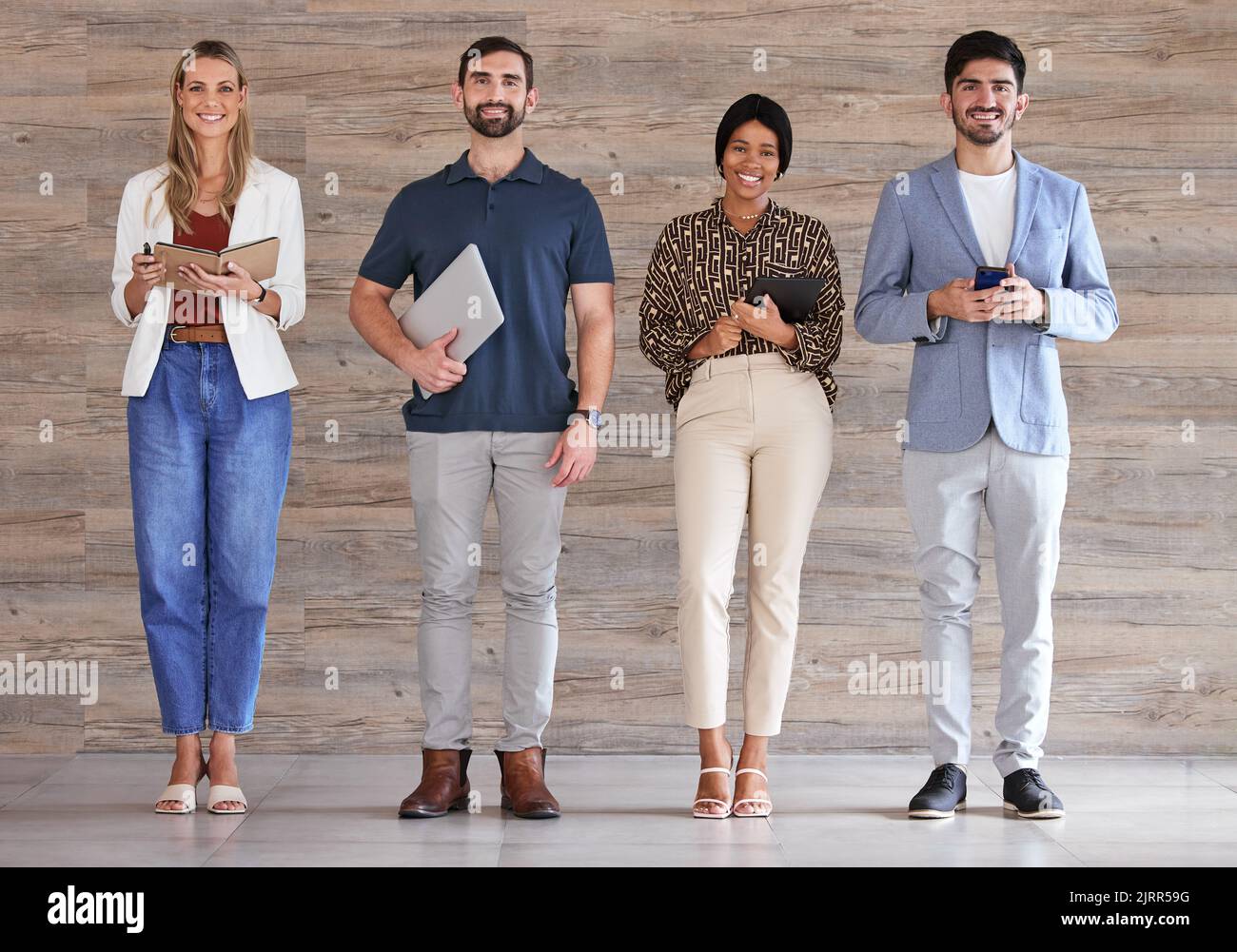 Digital marketing team or business people happy for company growth and ...